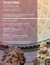AWOL - The Ancient World Online: Open Access Journal: Teaching Classical Languages (TCL)